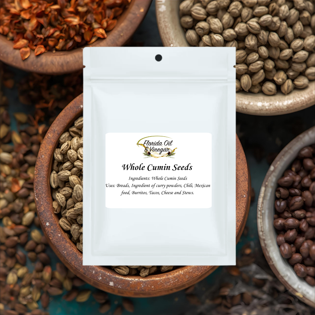 Whole Cumin Seeds – Premium Aromatic Spice – Florida Olive Oil