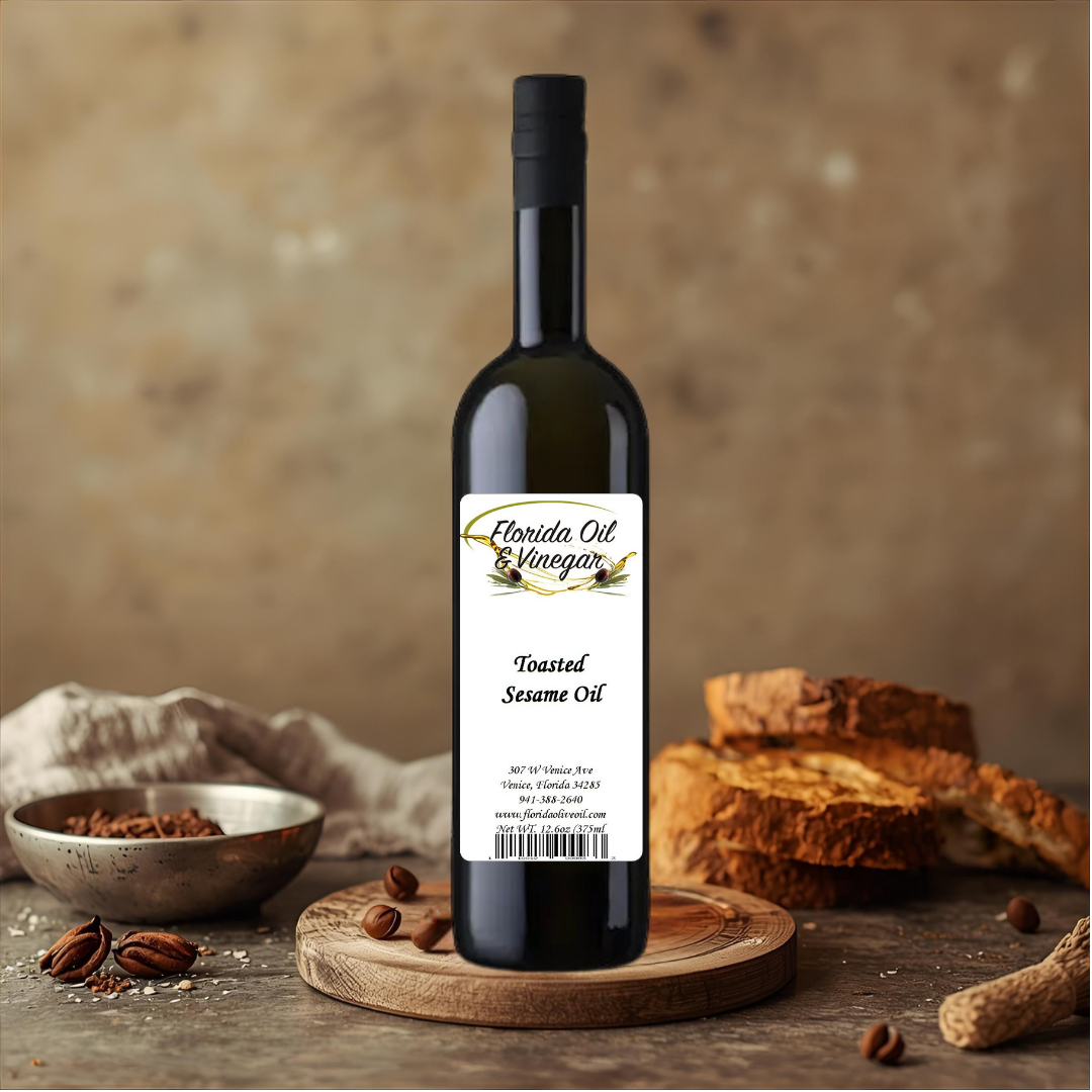 Toasted Sesame Oil – Asian-Inspired Culinary Essential – Florida Olive Oil