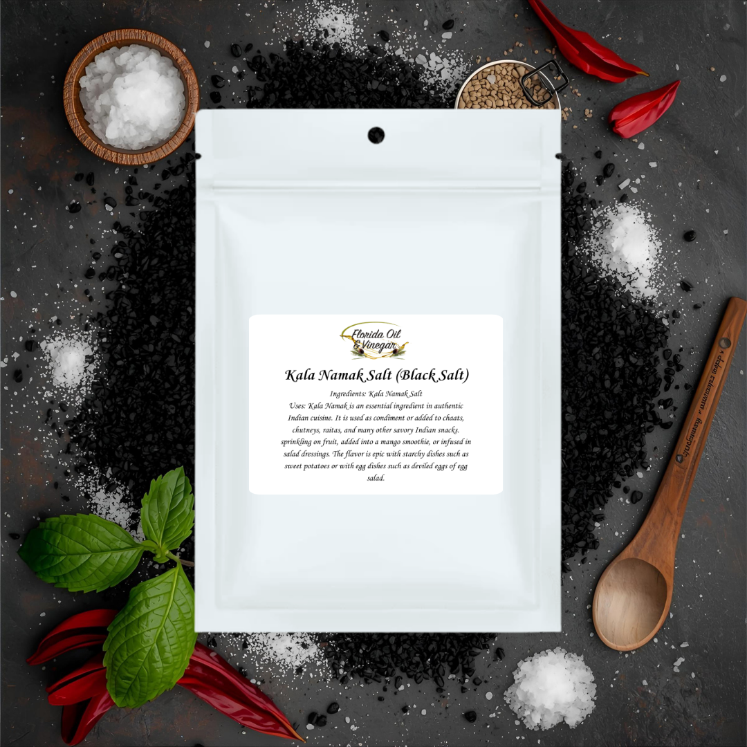 Kala Namak Sea Salt – Authentic Himalayan Black Salt – Florida Olive Oil