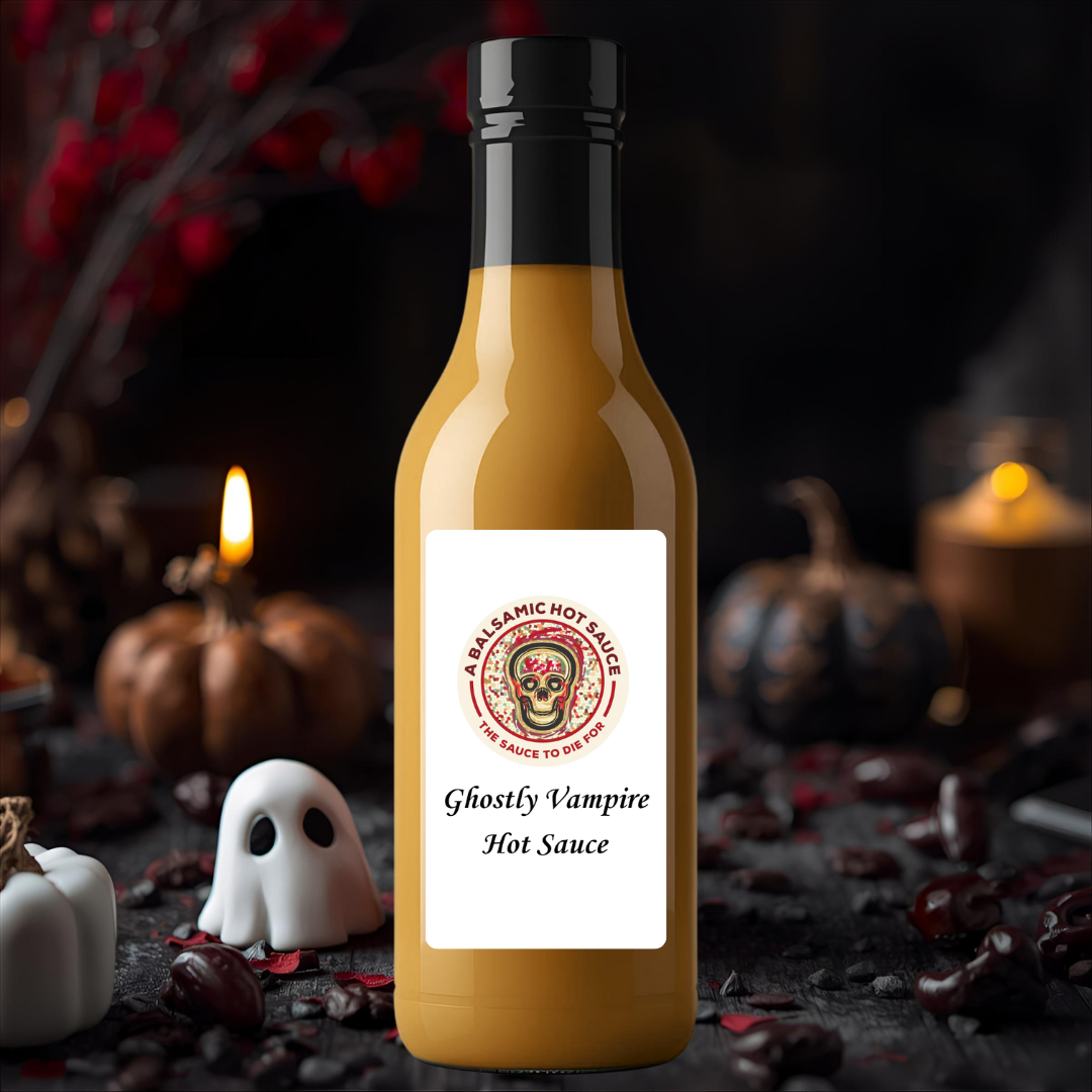 Ghostly Vampire Hot Sauce - Extra Spicy for the Brave at Heart ...